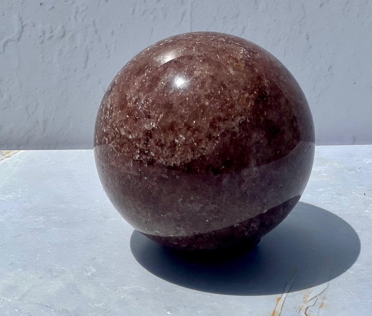 Strawberry Quartz Sphere – Dougie Rose Soap